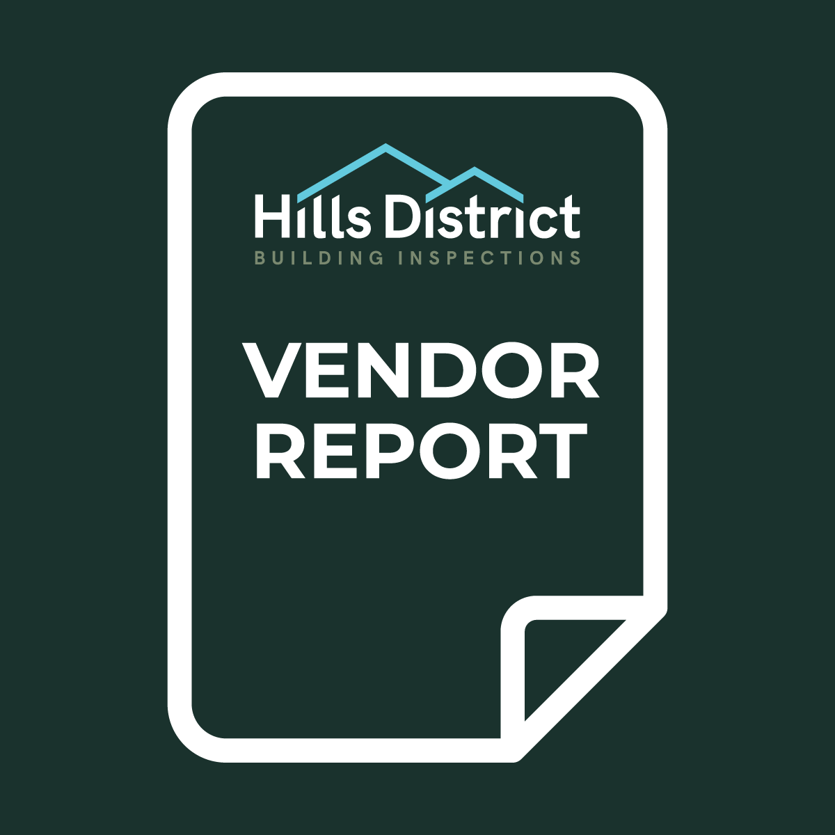 Uber Vendor Report - Hills District Building Inspections